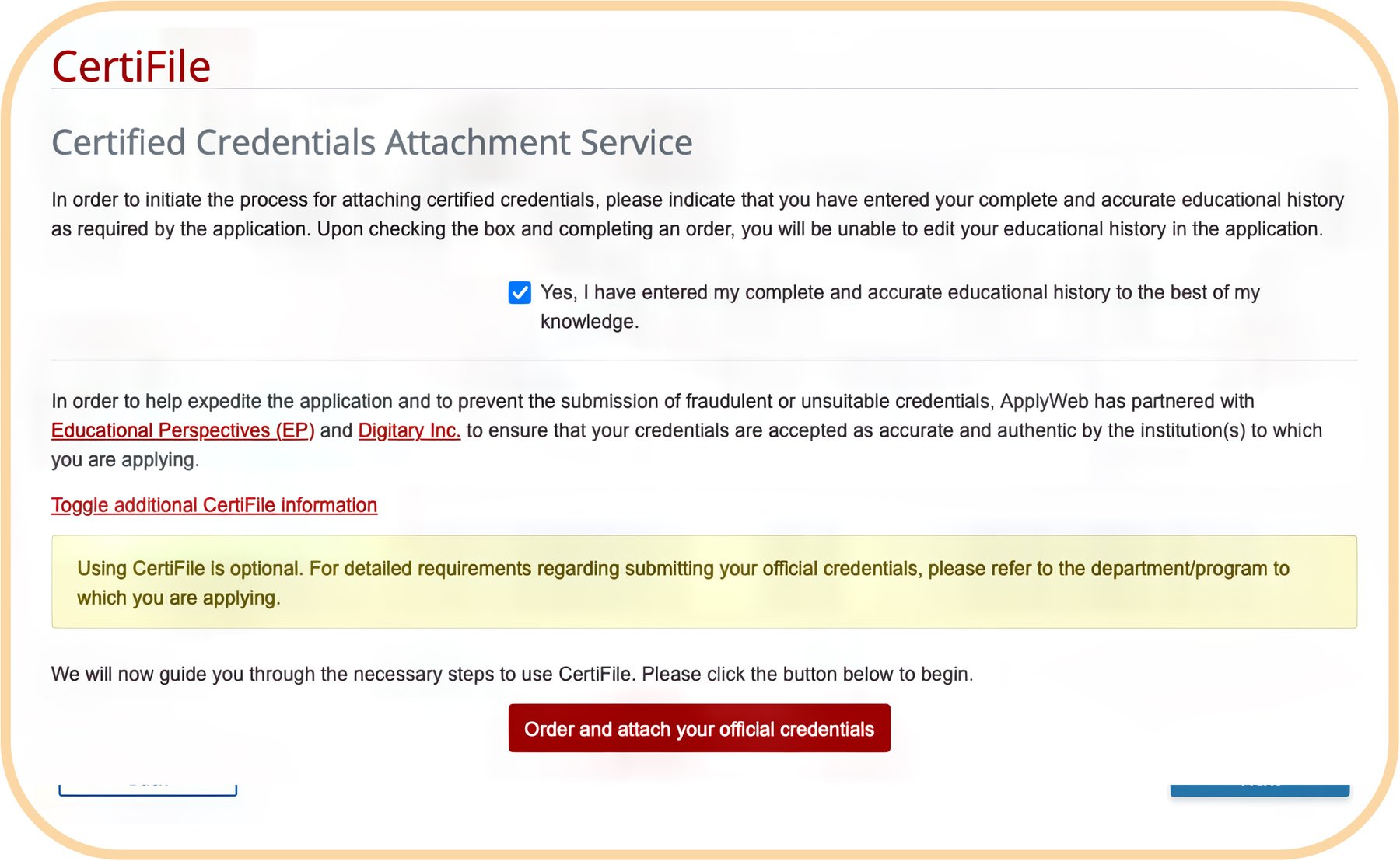 ApplyWeb Self Service | Admissions Application Support | CollegeNET